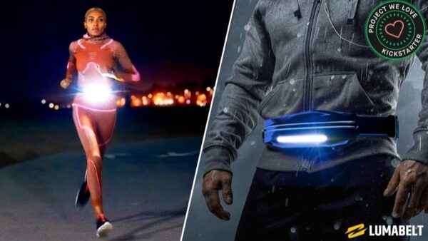 Lumabelt | Bright LED Light Belt With Zip-Up Pocket – backerviews.com