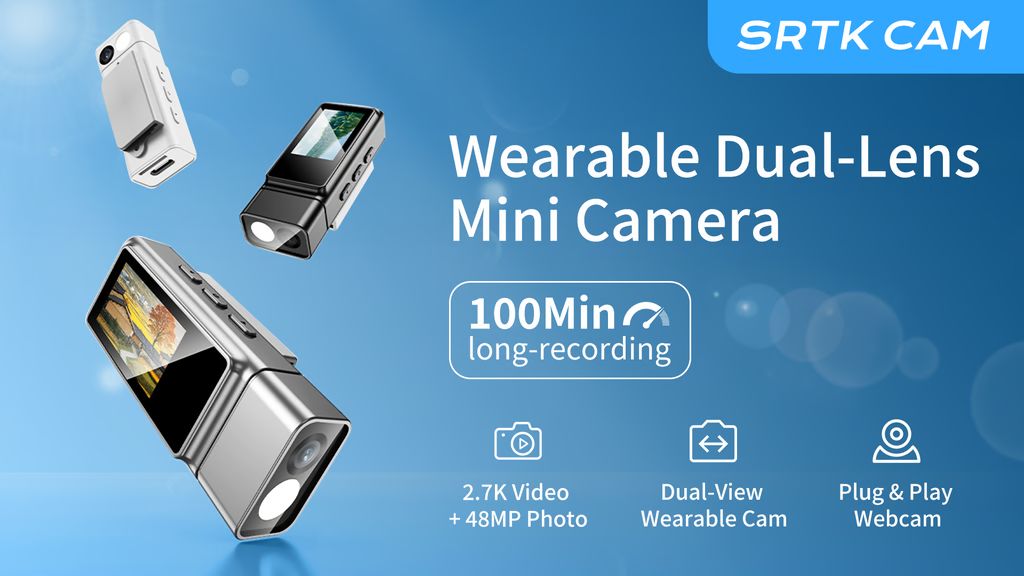 SRTK CAM — A Wearable Dual-Lens Mini Camera for Everyday Use ...